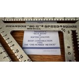 Swanson Tool Co 12" Aluminum Speed Square with Layout Bar & Blue Book ...
