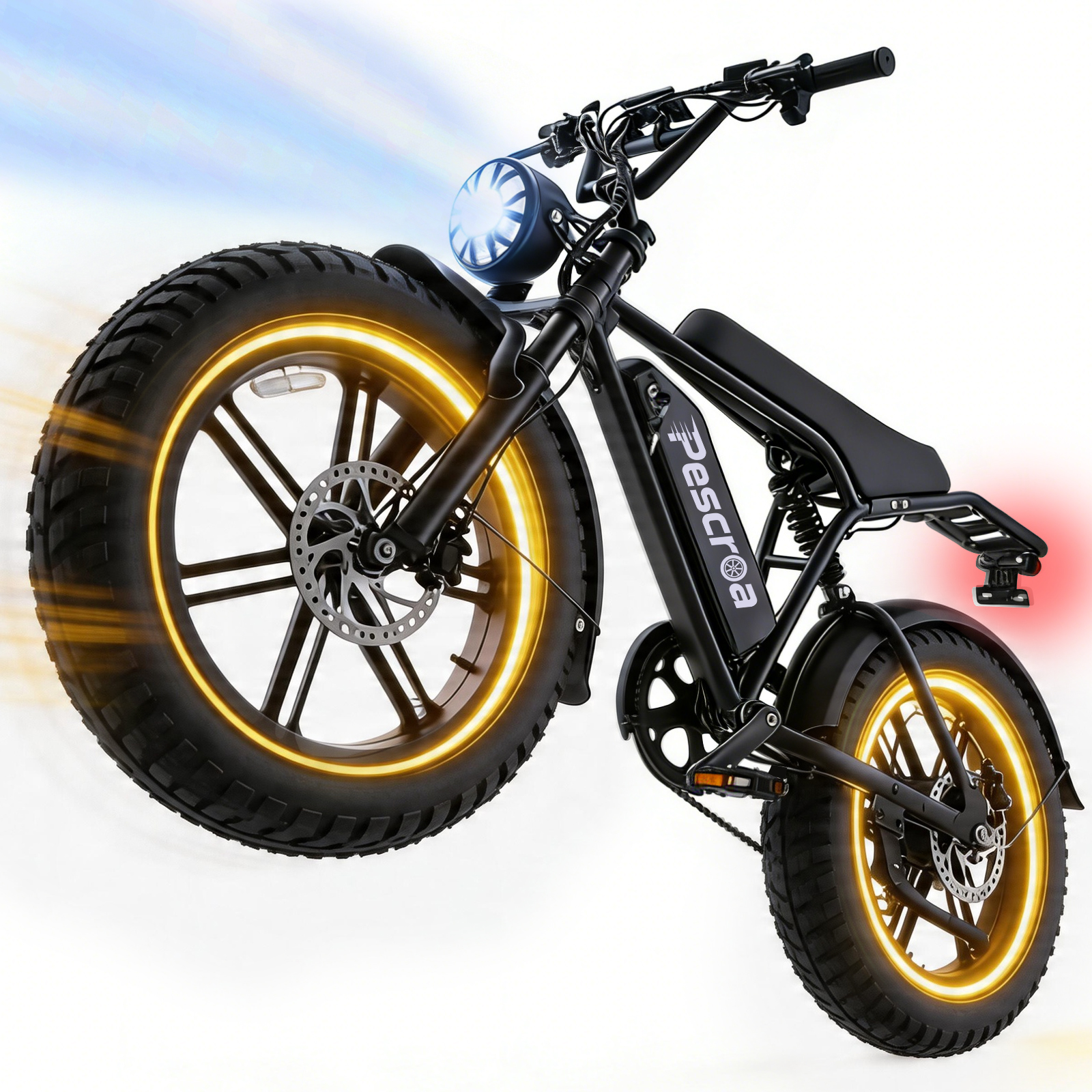 Pescroa Ebikes for Adults, 1500W Peak Motor E Bike for Adult, Adult ...