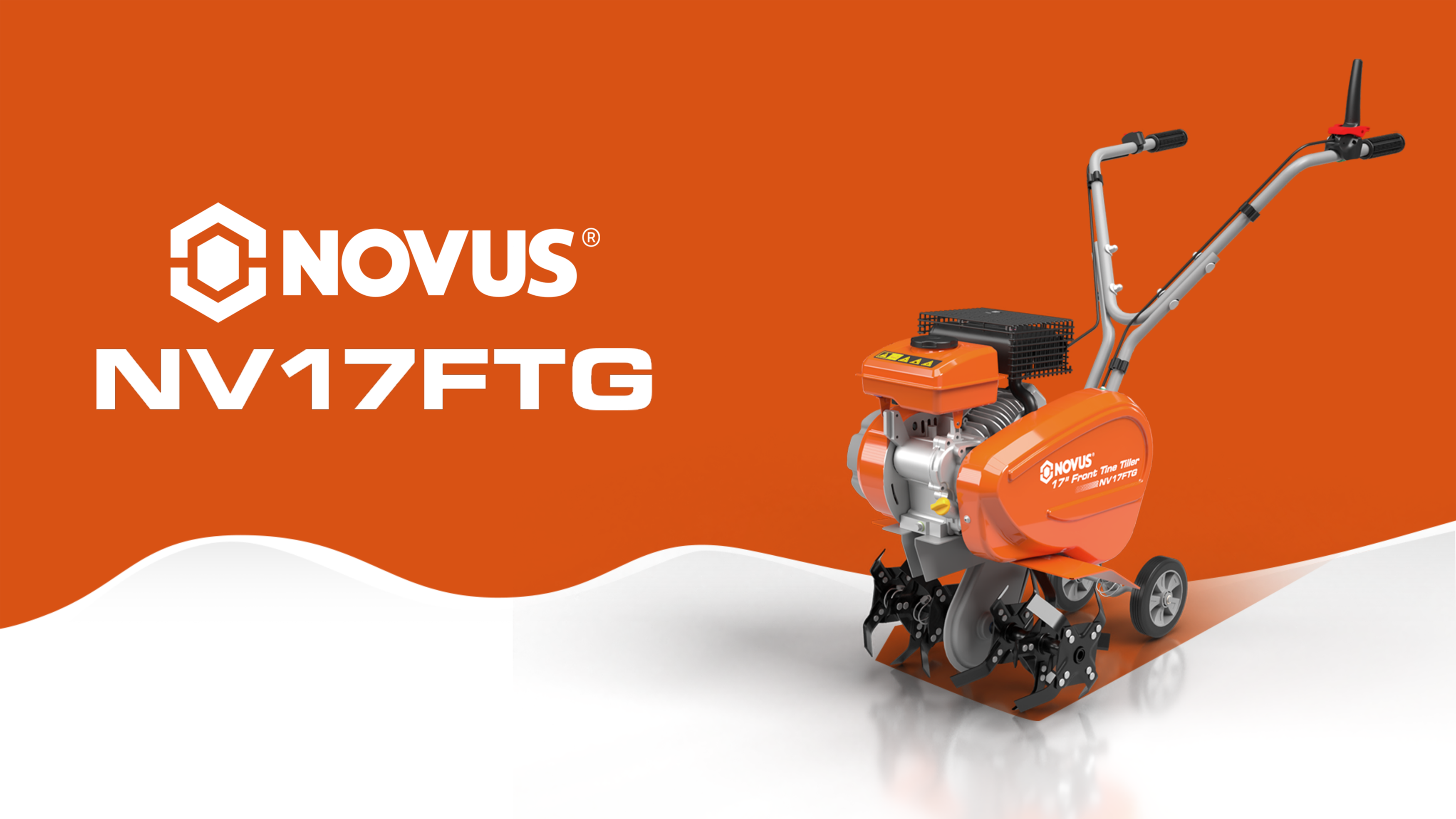 NOVUS 2 in 1 Gas Tiller Cultivator with 79cc 4-Cycle Engine, 9"-17 ...