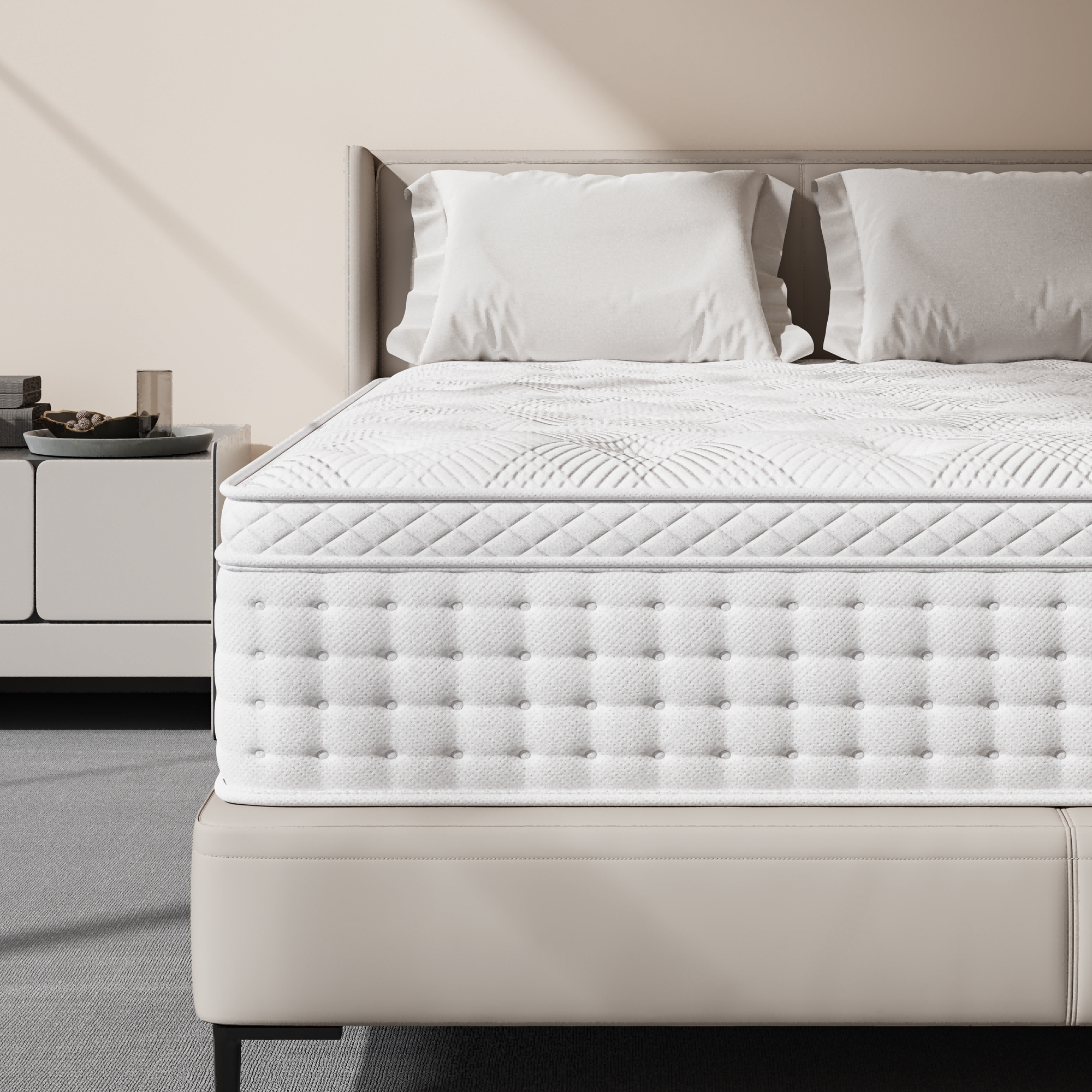 Sleepmax Revella 12" Full Firm Hybrid Mattress , Euro Top, 365 Nights ...