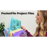 Ultimate Office PocketFile™ Clear Poly Document Folder Project Pockets ...