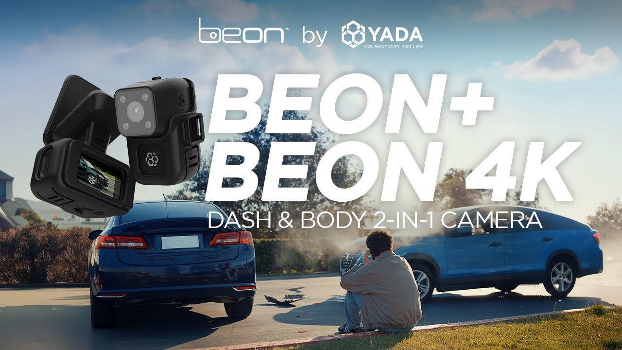 (2 pack) YADA BEON 4K Mini Dash Cam Action Body Cam 2-in-1, App ...