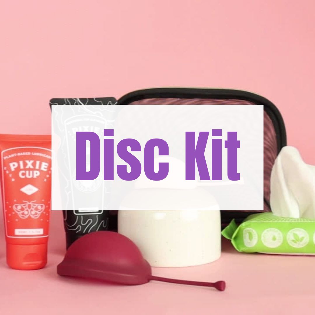 Free Shipping! Pixie Cup Menstrual Disc Kit - Medical-Grade Silicone ...
