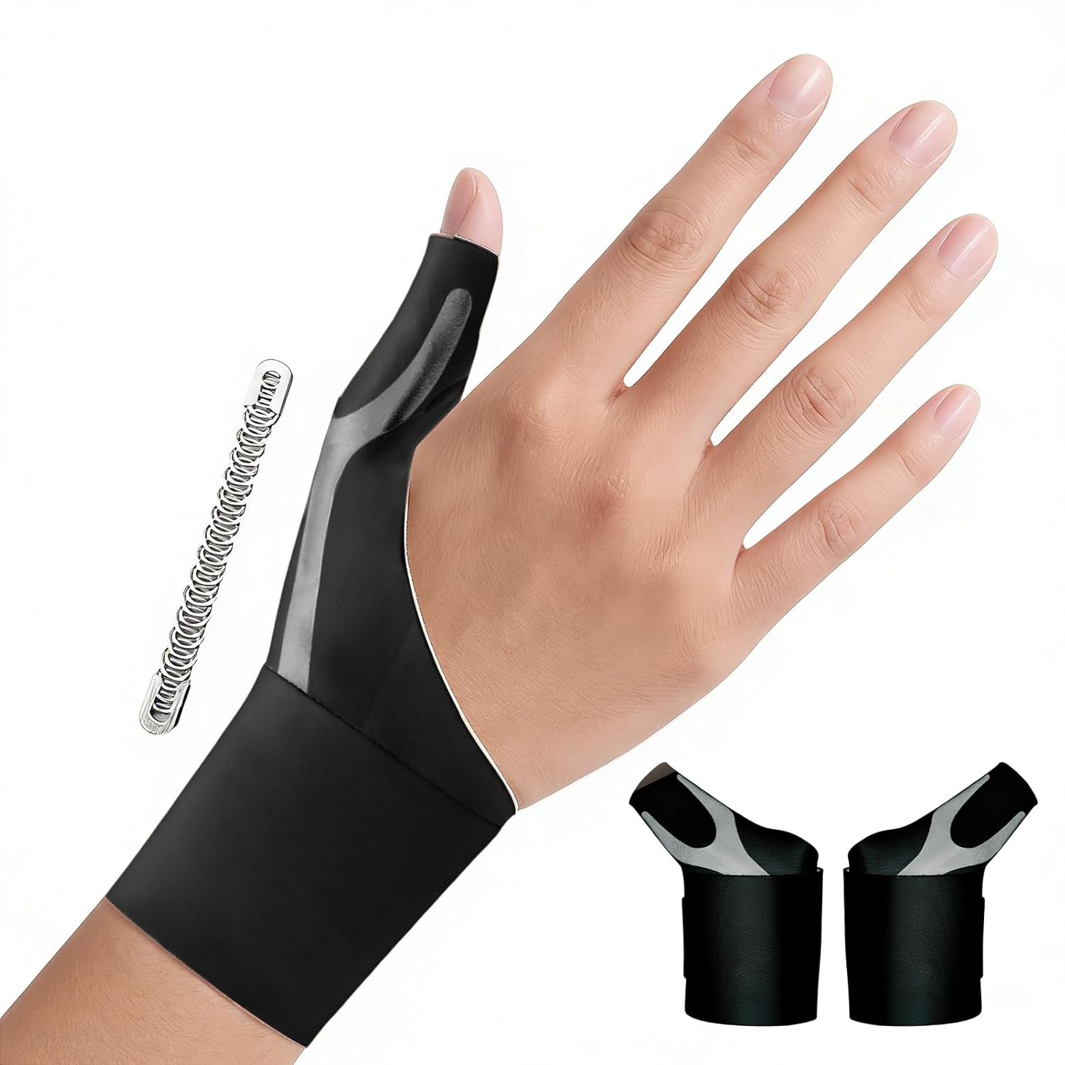Goldeer 2 Pack Thumb Wrist Brace, Compression Stabilizer Thumb Support ...