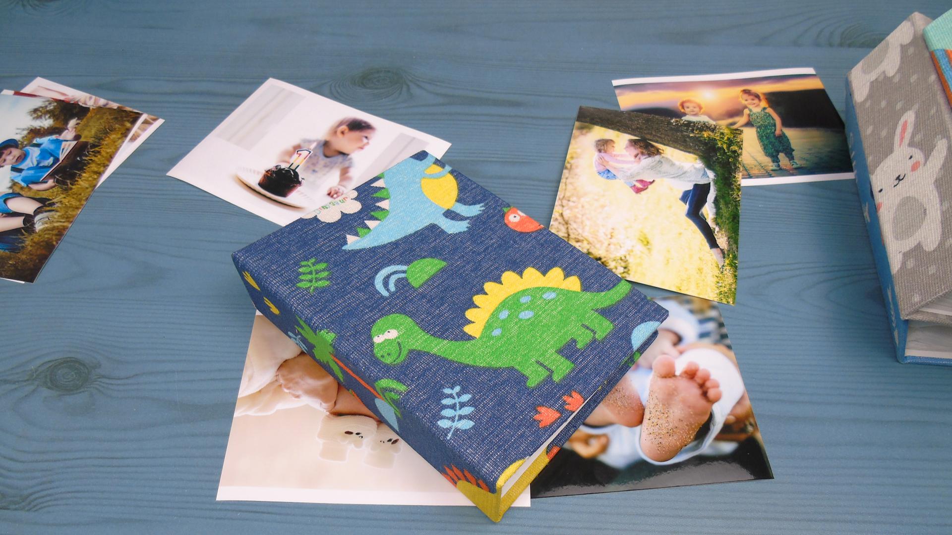 Dankeler Kids Photo Album, 100 Pockets 4x6 Picture Book, Linen Cover ...