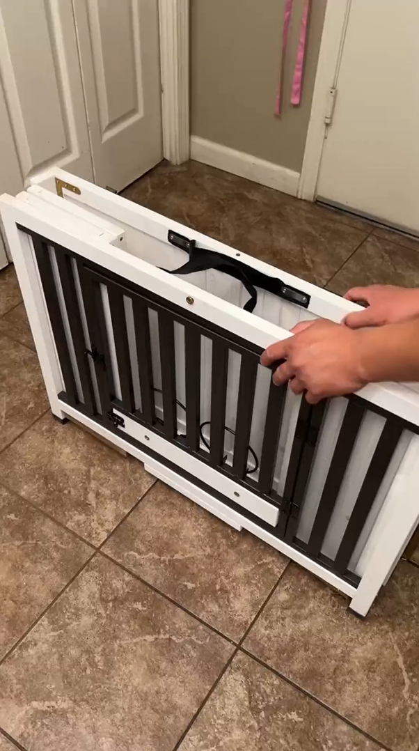 AIVITUVIN Portable Pet Cage for Small & Medium Dogs, Puppy Kennel End ...
