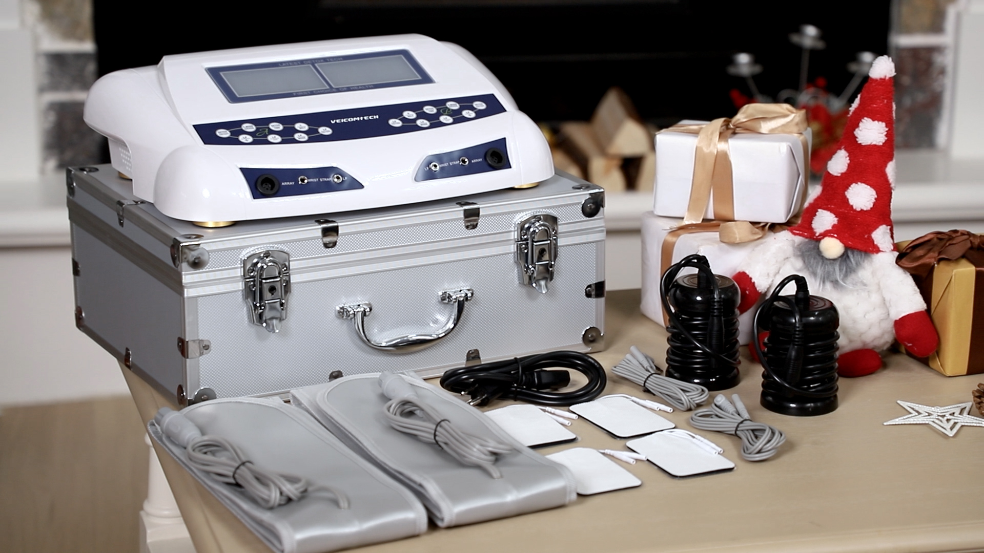 Dual Ionic Foot Bath Detox Spa, Ion Foot Detoxification Machine with ...