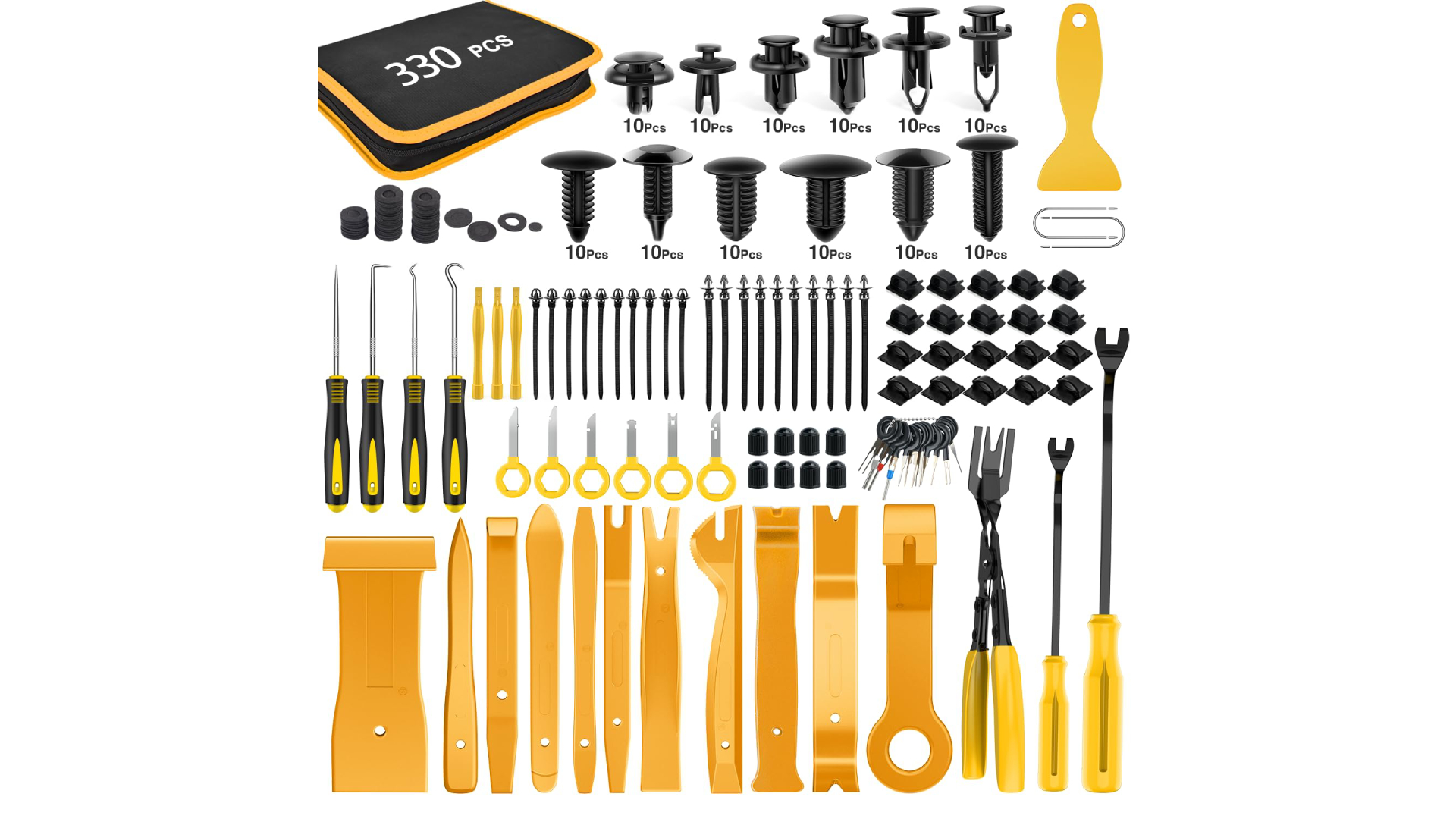 GOOACC, Trim Removal Tool Set, 330Pcs, Auto Push Pin Bumper Clips ...