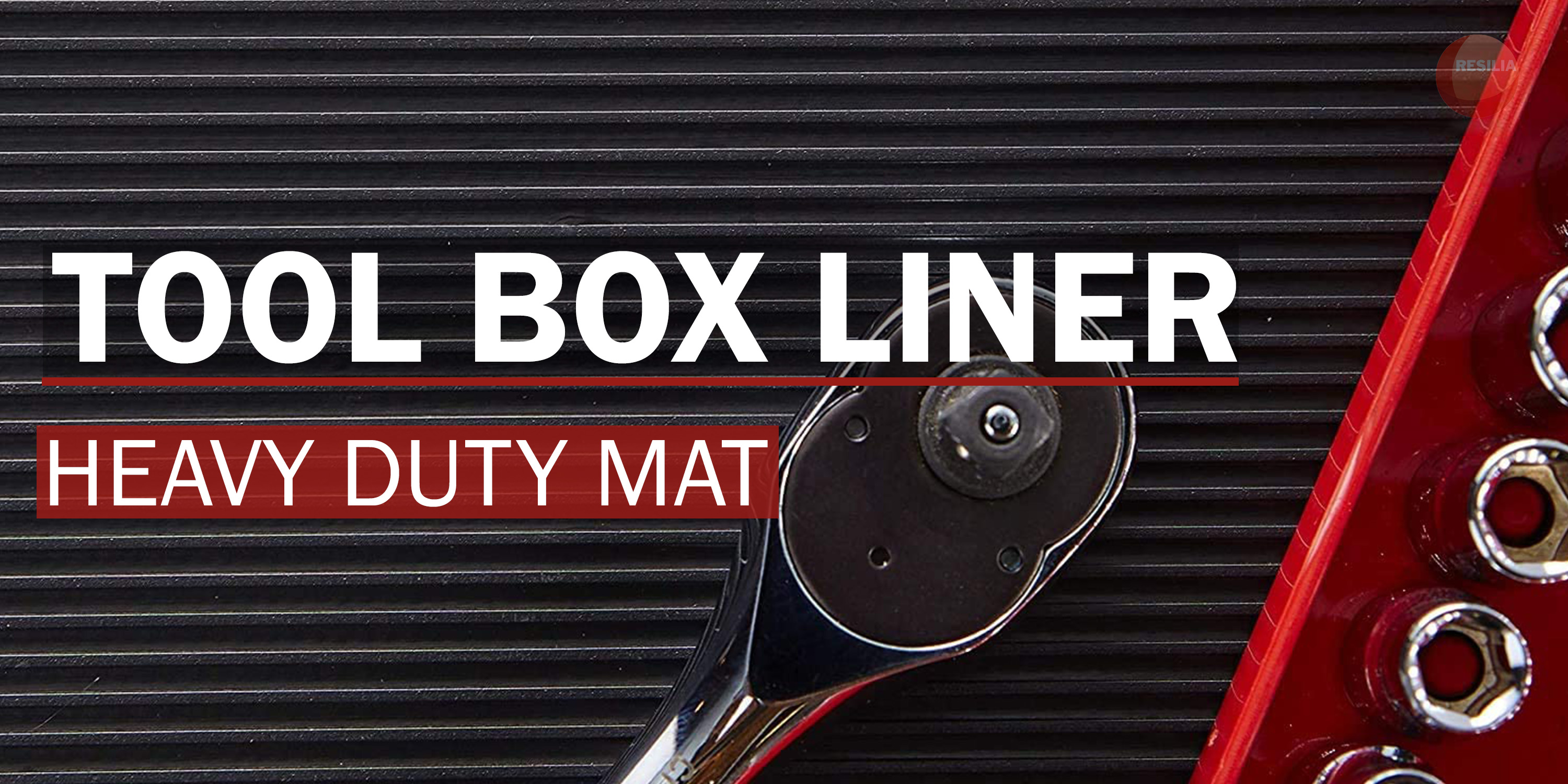 Resilia Premium Tool Box Liner Utility Mat - Garage Drawer & Shelf ...