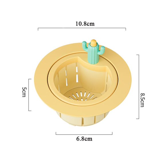 Cactus Kitchen Sink Drain Strainer Basket, Multi-Functional Anti ...