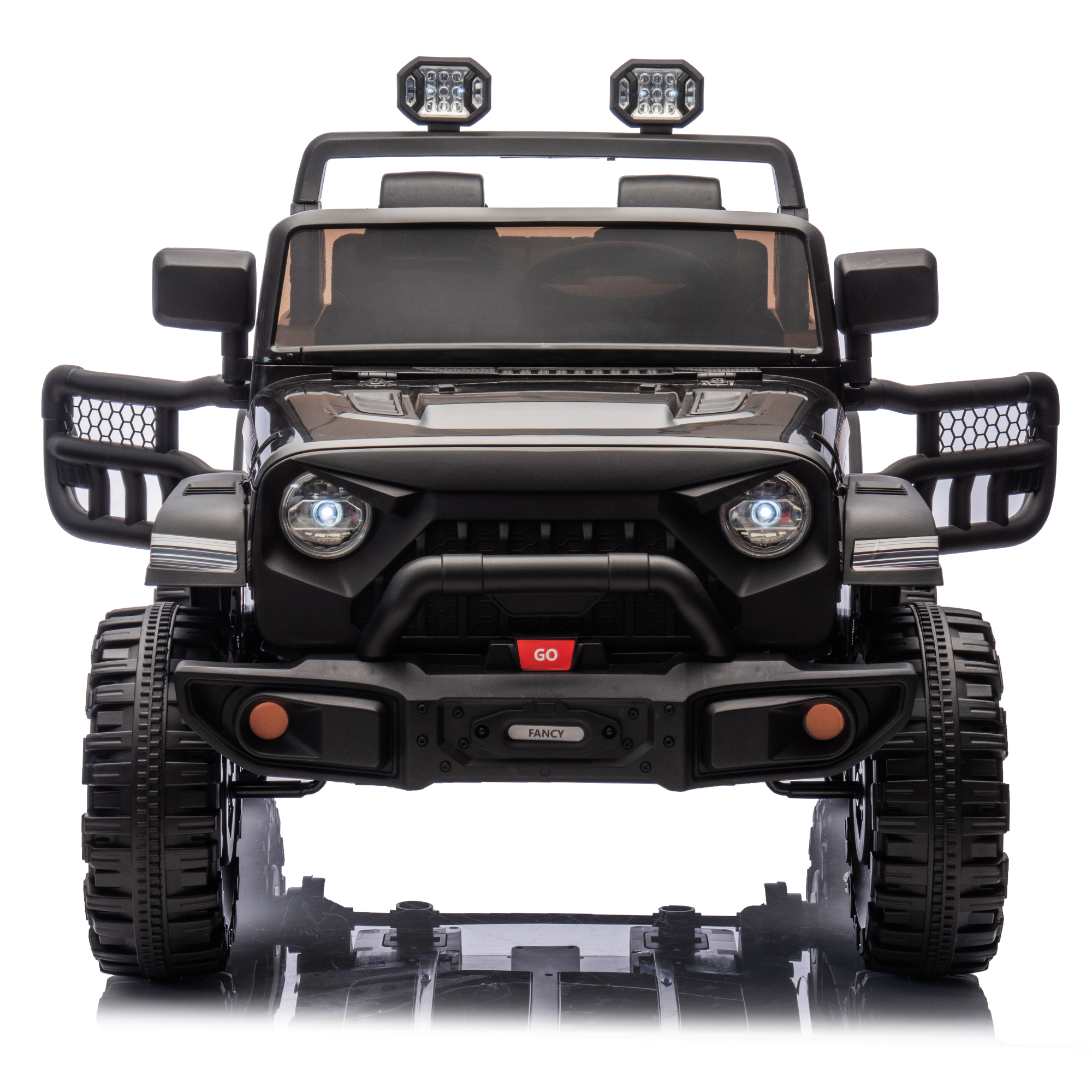 Thunderbolt 24V Two-Seater Ride-On Jeep Car, 400W Motor, 4-Wheel Suspension - Walmart.com