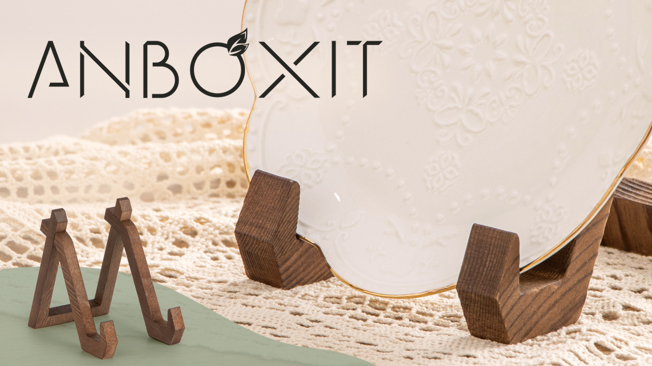 ANBOXIT Plate Display Stand, 6 inch Plate Holder for Displaying ...
