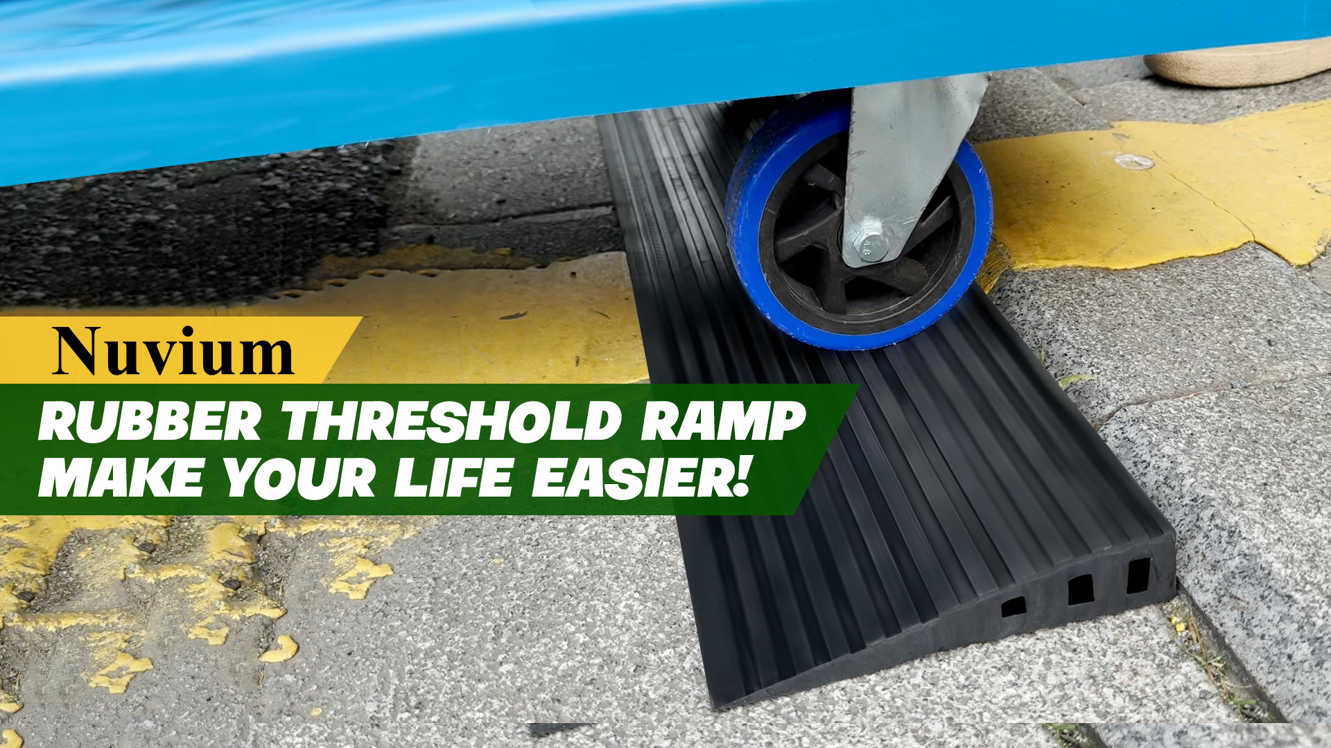 0.8" Rise Threshold Ramps for Doorways, 2000 Lbs Load Capacity, 35.5 ...