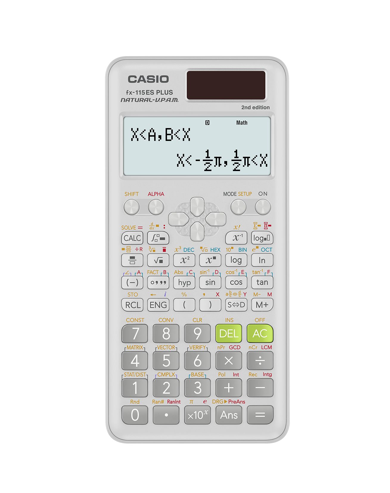 Casio FX-115ESPLUS2 Scientific Calculator White, High School and ...