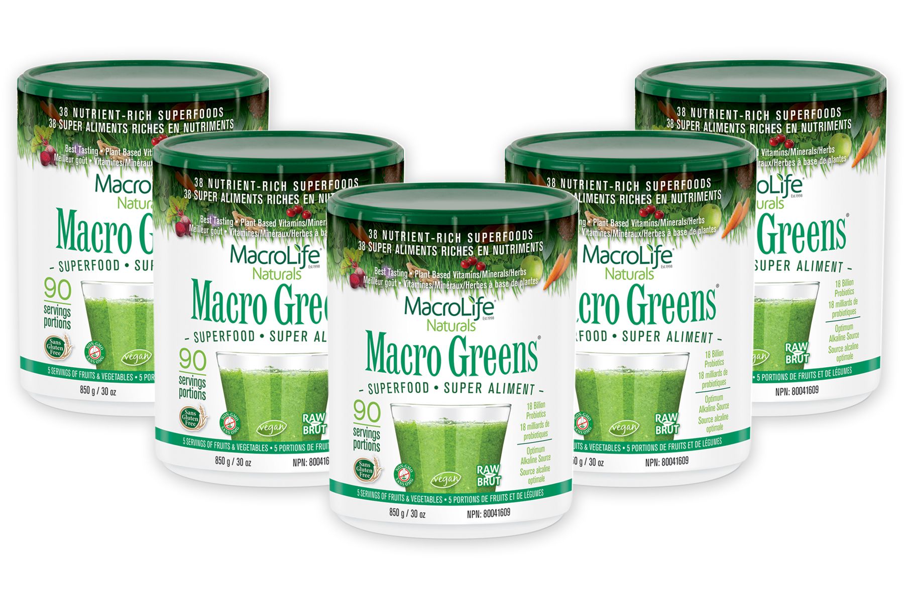 MacroLife Naturals Organic Veggie Supplement Super Mix - Macro Greens ...