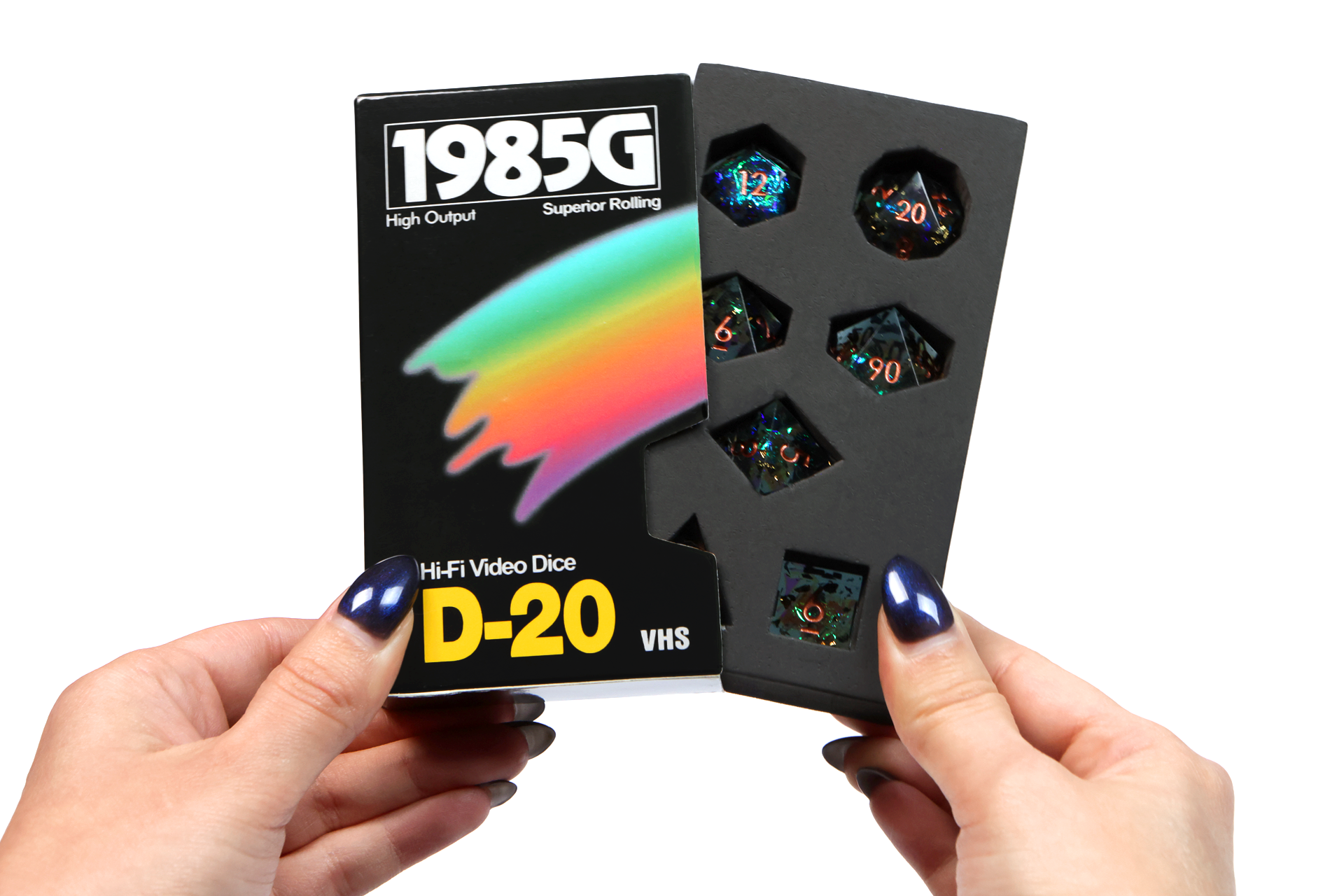 1985 Games Starstorm RPG Dice Set – Polyhedral DND Dice Retro VHS Box ...