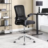 JONPONY Tall 500LBS Drafting Chair for Standing Desk with Flip-up ...