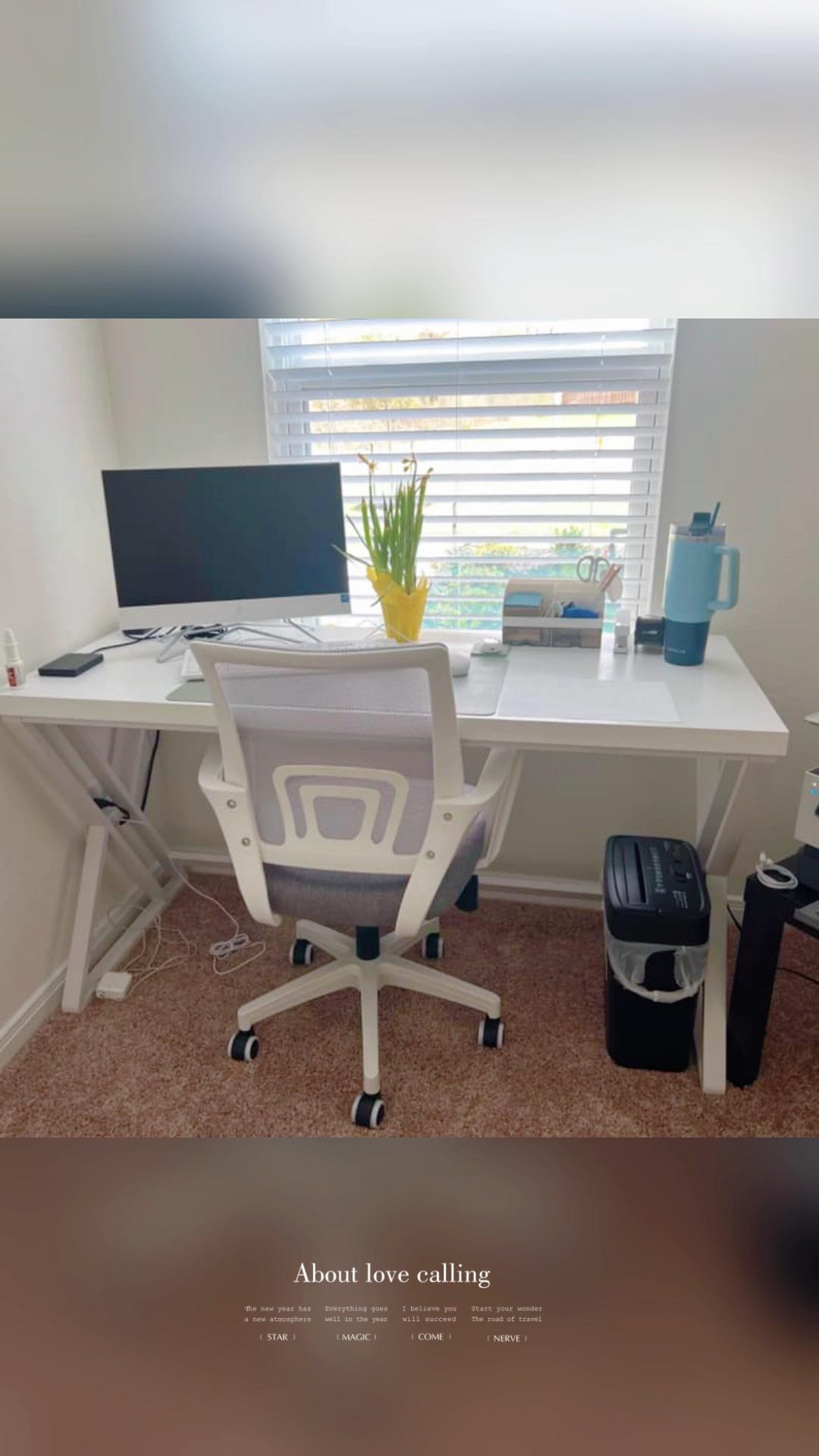 Industrial Computer Desk 60 Inch, Rustic Wood and Metal Writing Table ...