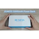 JIUMESS Power Bank 20000mAh Portable Charger with Built-in Cables for ...