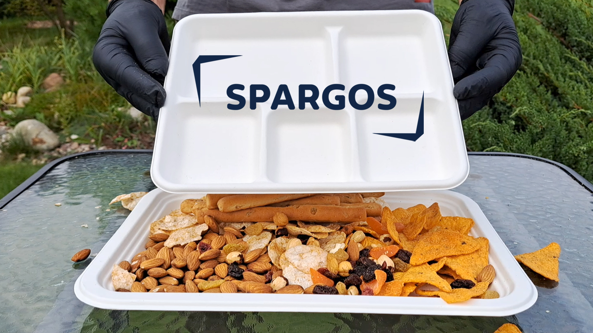 Spargos 14 Inch Disposable Paper Plates, 100 Count, Heavy-Duty ...