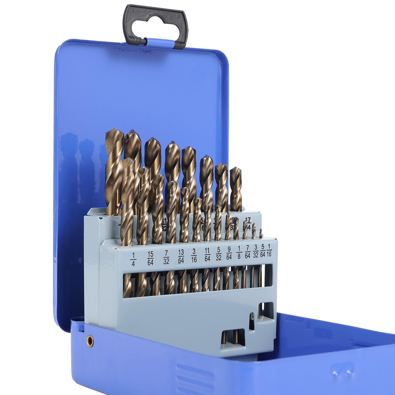 Cobalt Drill Bit Set for Metal and Hardened Steel, 21Pcs M35 HSSTwist ...