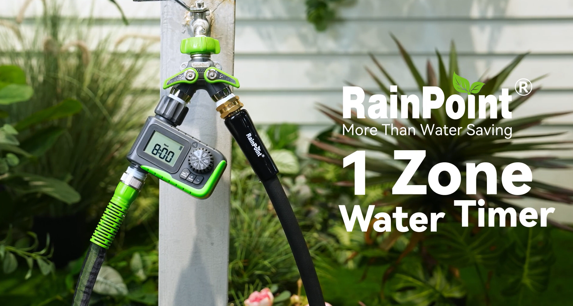 RainPoint Programmable Water 1-Zone for Outdoor, Automatic Irrigation ...