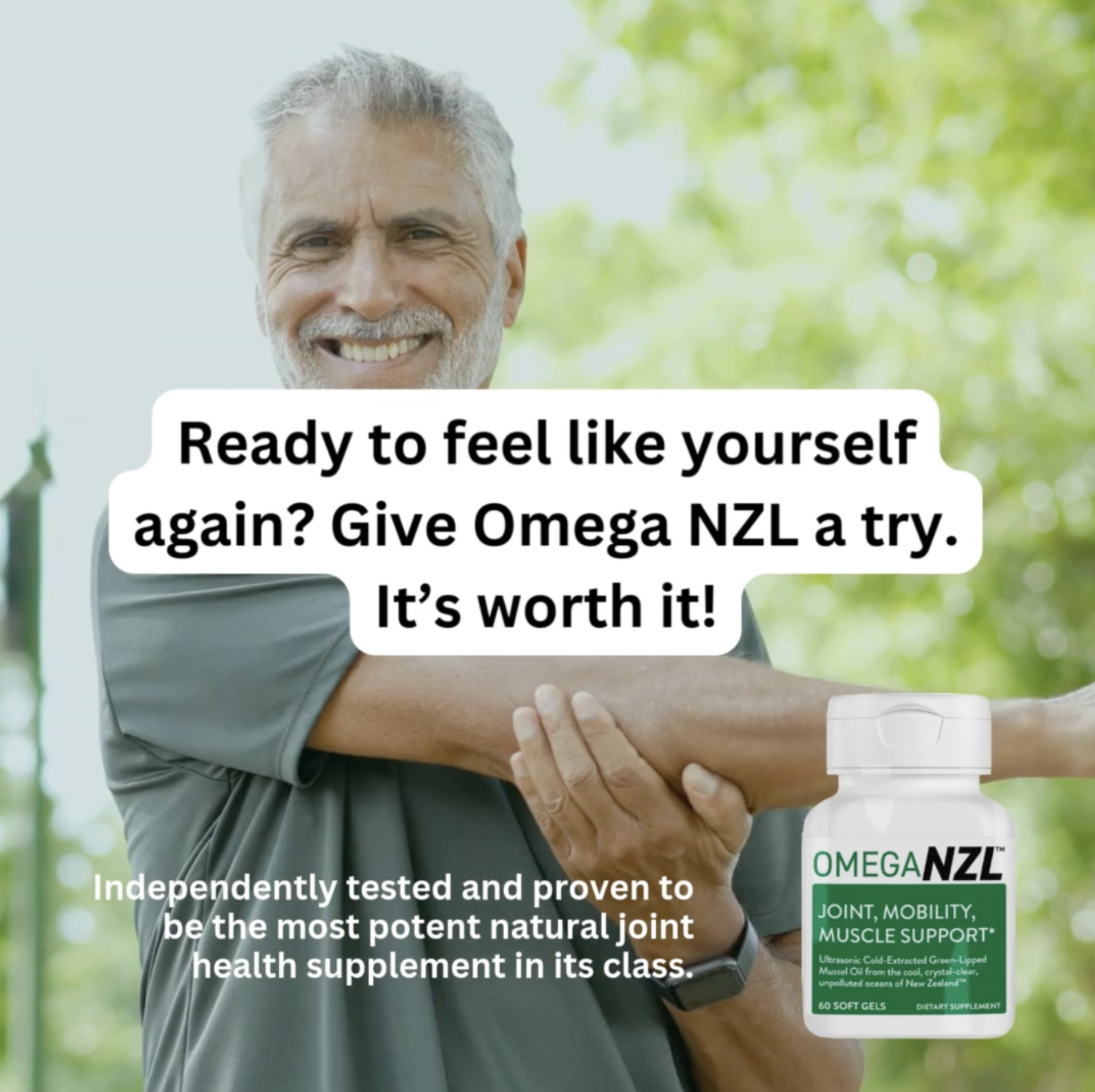 OmegaNZL Original Omega-3 Joint Support Supplement, Green-Lipped Mussel ...