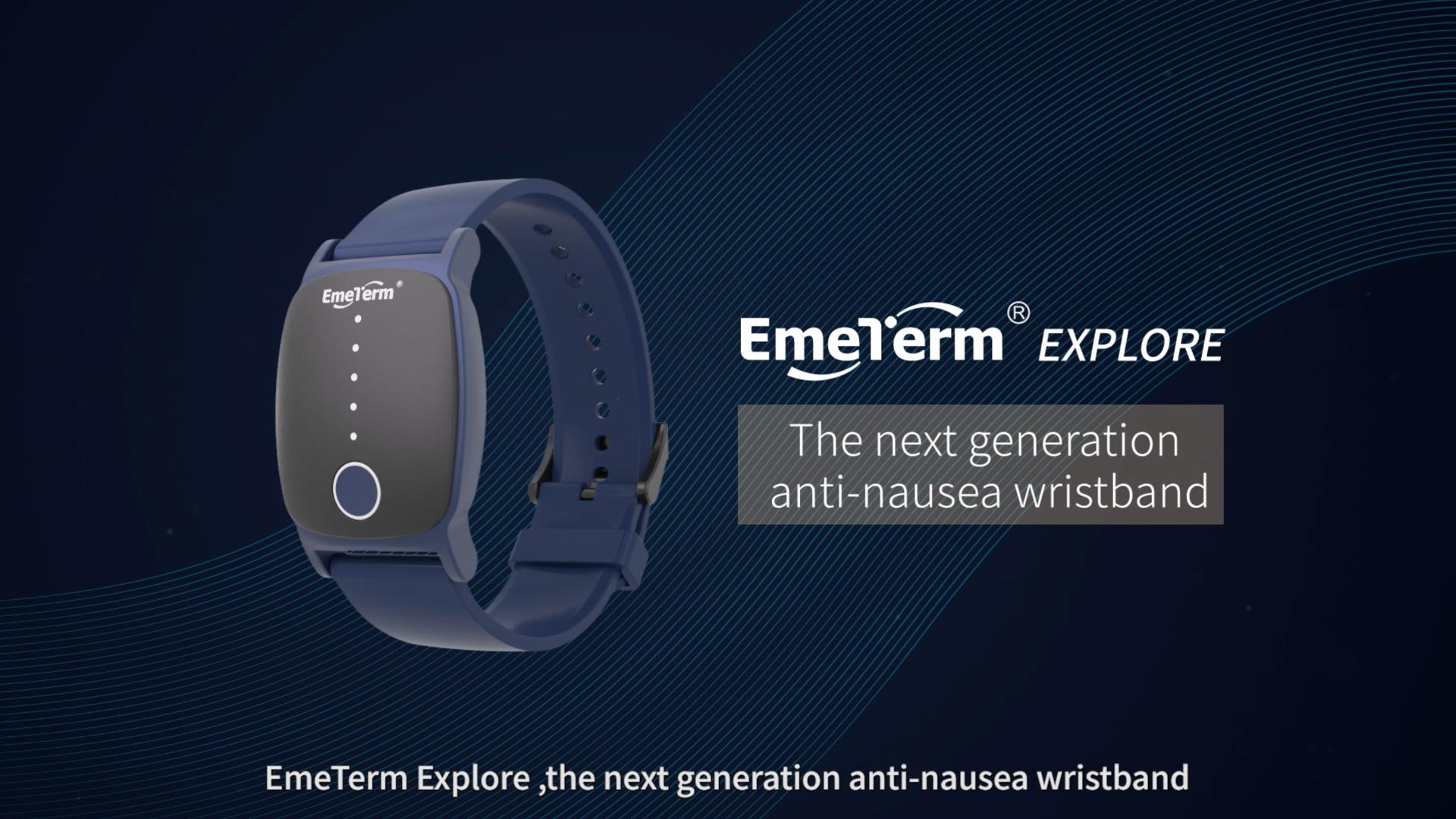 EmeTerm Anti-Nausea Wristband, Motion & Morning Sickness Relief, Drug ...