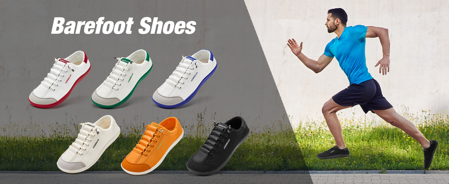 HOBIBEAR Womens Wide-Toe-Box Barefoot Shoes for Mens Minimalist ...