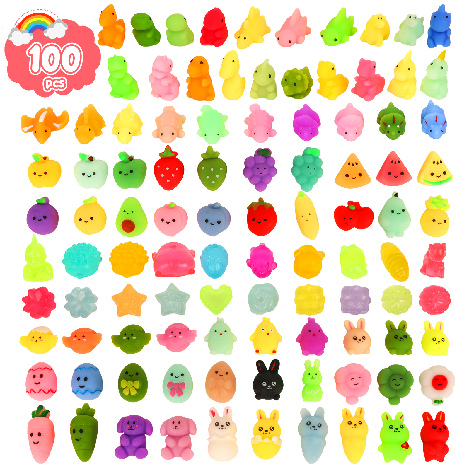 Walmart Black Friday Deals 2025 - KiddiTouch 100Pcs Mini Mochi Squishy ...