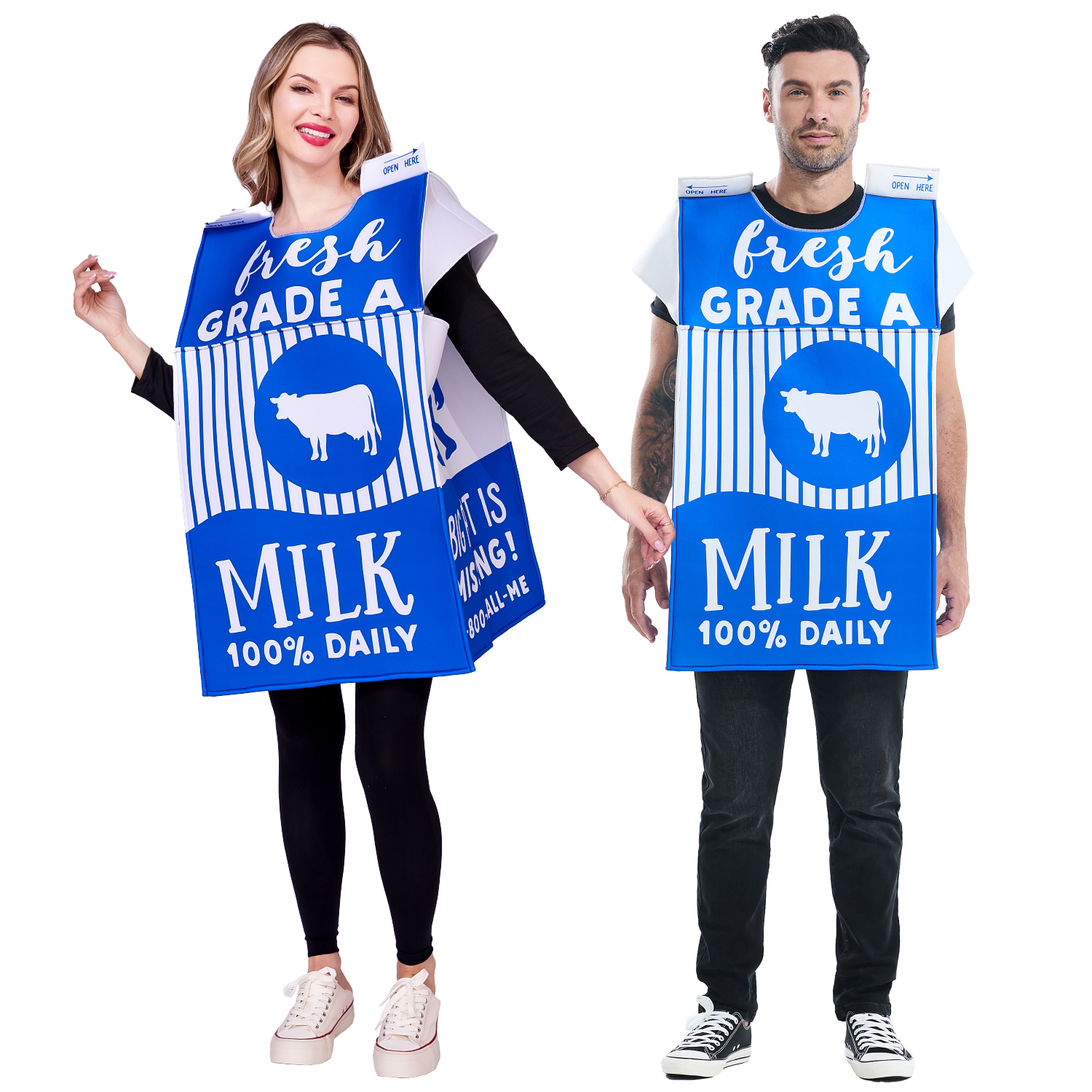 Seasons Milk Carton Costume Halloween Food Costume Box Adult Men Women ...