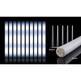 (3 pack) LED Light up 18 inch White Glow Foam Stick Cheer Tube Soft ...