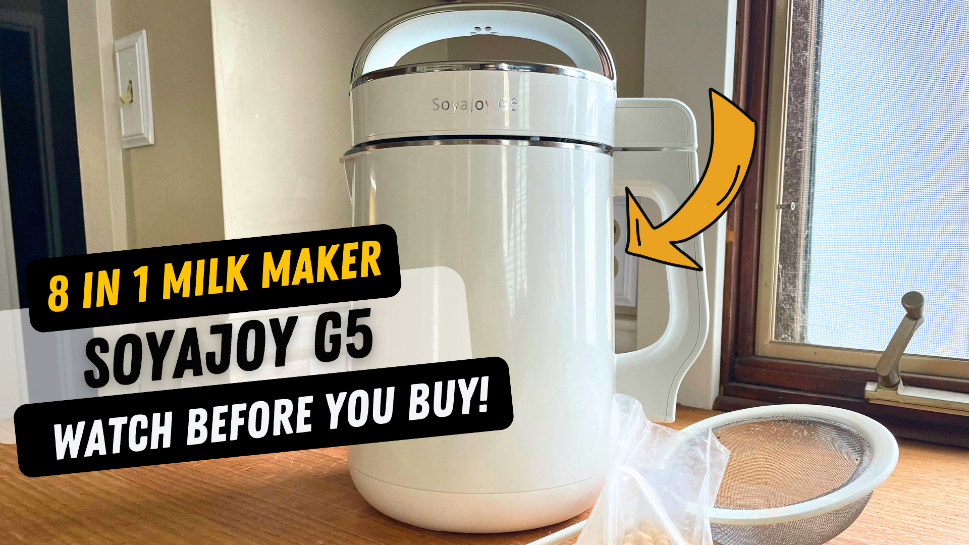 SoyaJoy G5 8in1 Milk Maker 2023 Updated Soy Milk, Soup Maker, Self ...