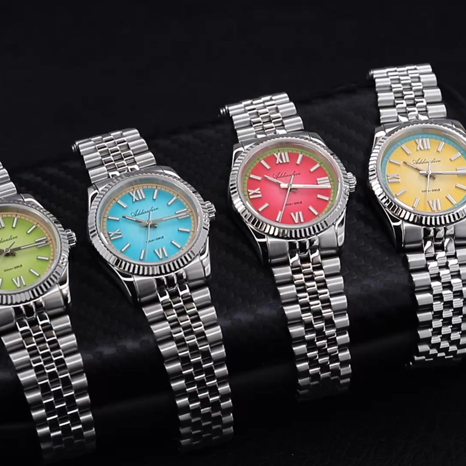 ADDIESDIVE Luxury Watches for Men, Japanese Quartz Movement, Sapphire ...