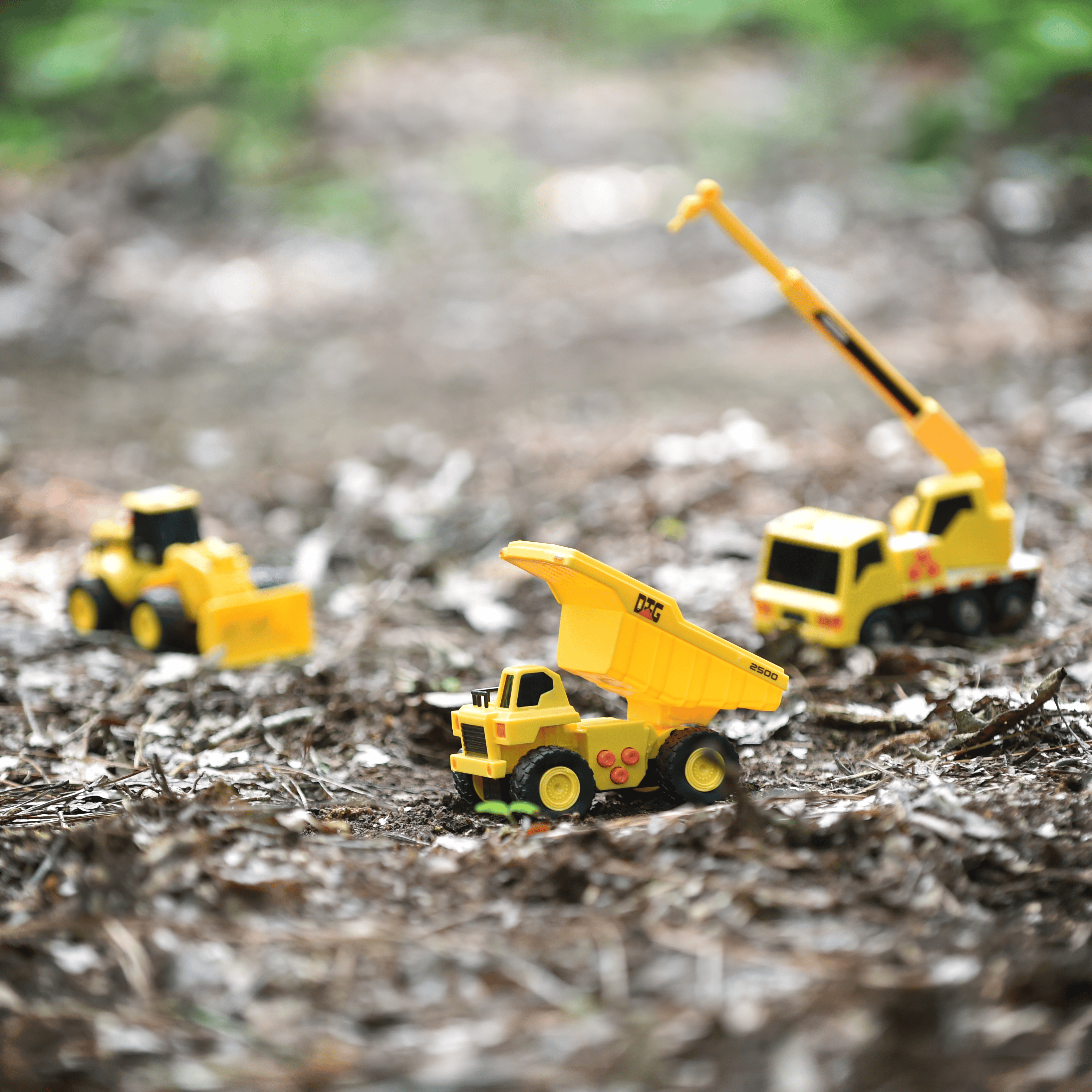Maxx Action Mini Construction Vehicles 3pk with Lights & Sounds ...