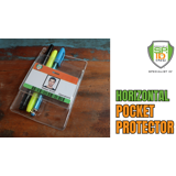 Specialist ID Heavy Duty Pocket Protector with Horizontal ID Badge ...
