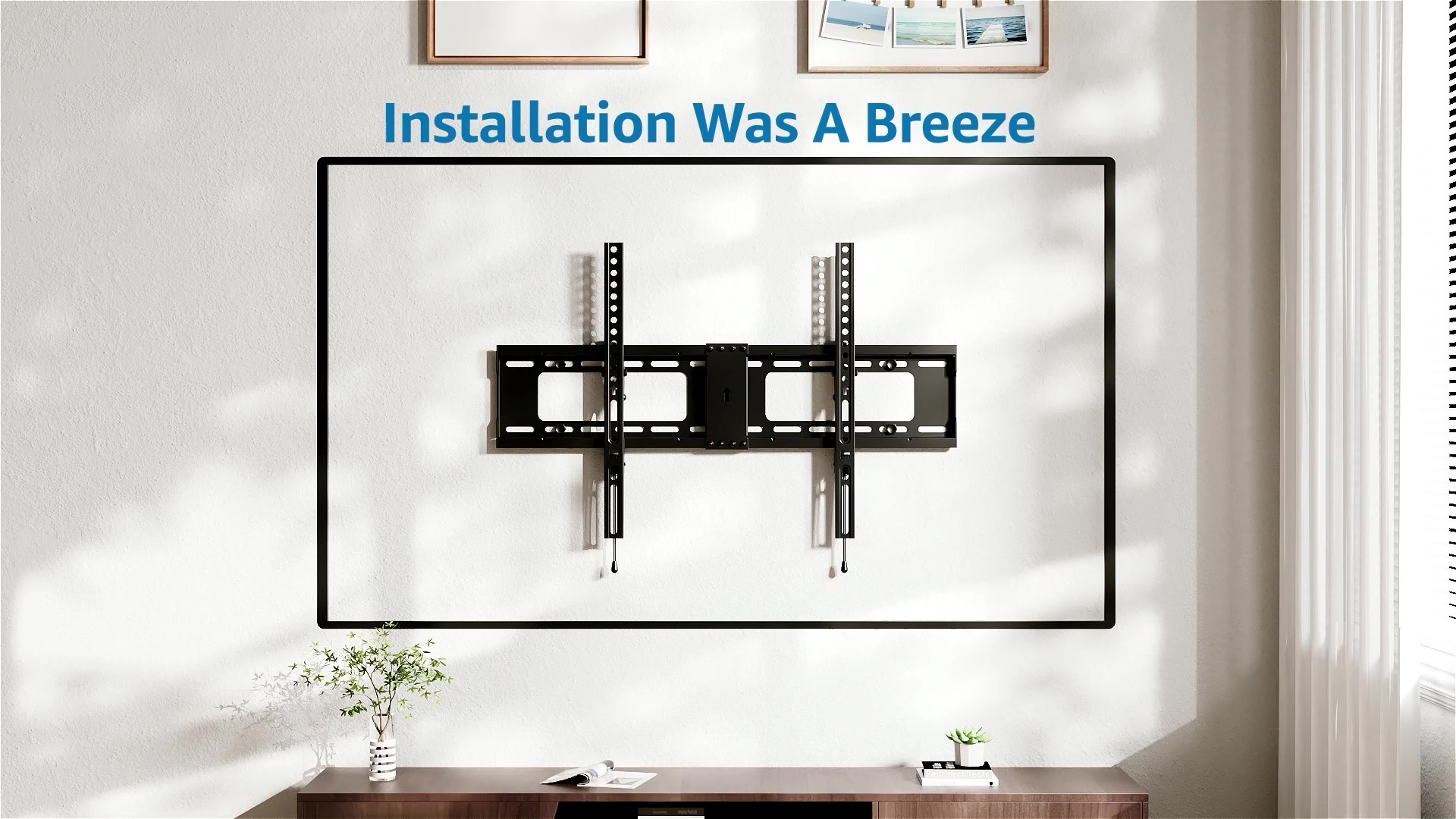 MOUNT PRO Large Tilting TV Wall Mount for Most 37-82 Inch TVs ...