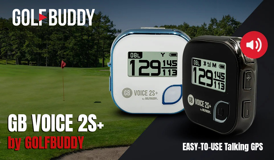 GolfBuddy Voice 2S+, Talking Golf GPS Rangefinder, 40,000 Courses, Shot ...