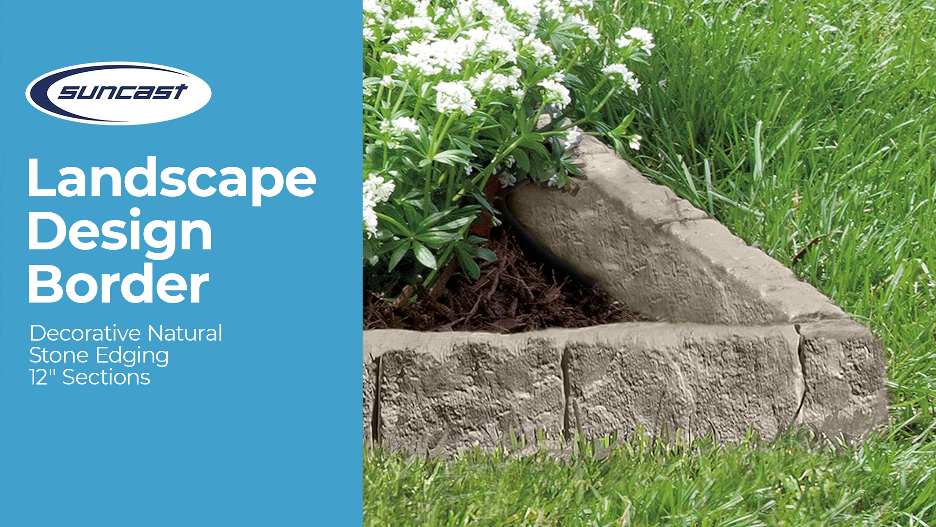 "Suncast Garden Landscape Border Edge, Easy Install & Long Lasting ...