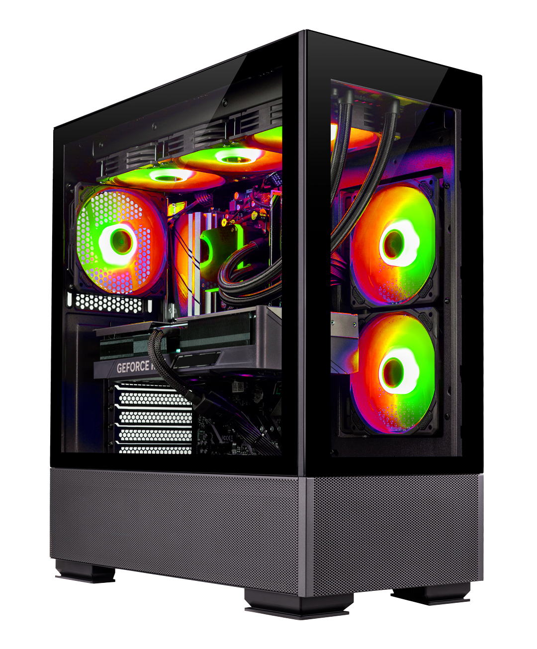 Skytech Azure Gaming PC Desktop AMD Ryzen 7 7700X NVIDIA GeForce RTX ...