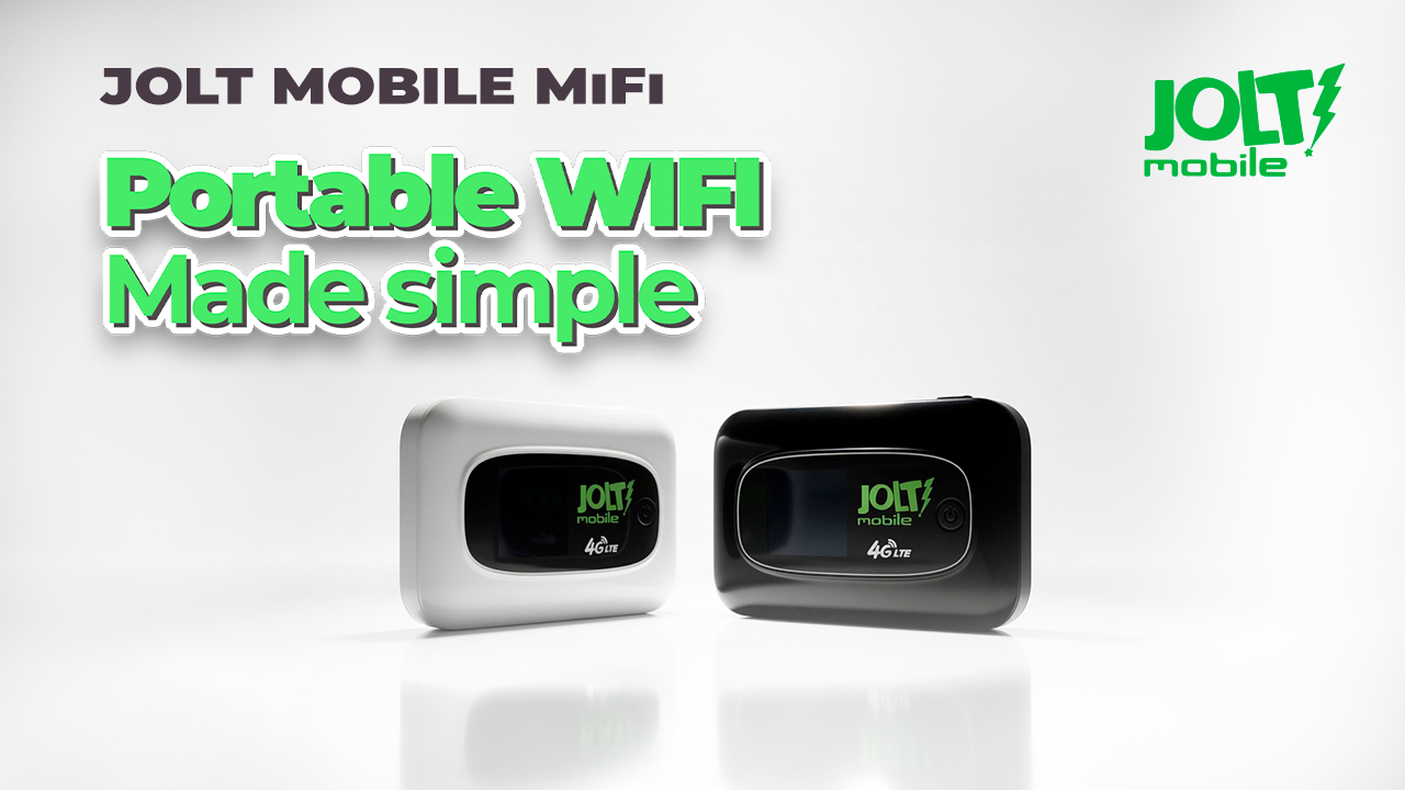 Jolt Mobile Portable WiFi Mobile Hotspot Device White - Walmart.com