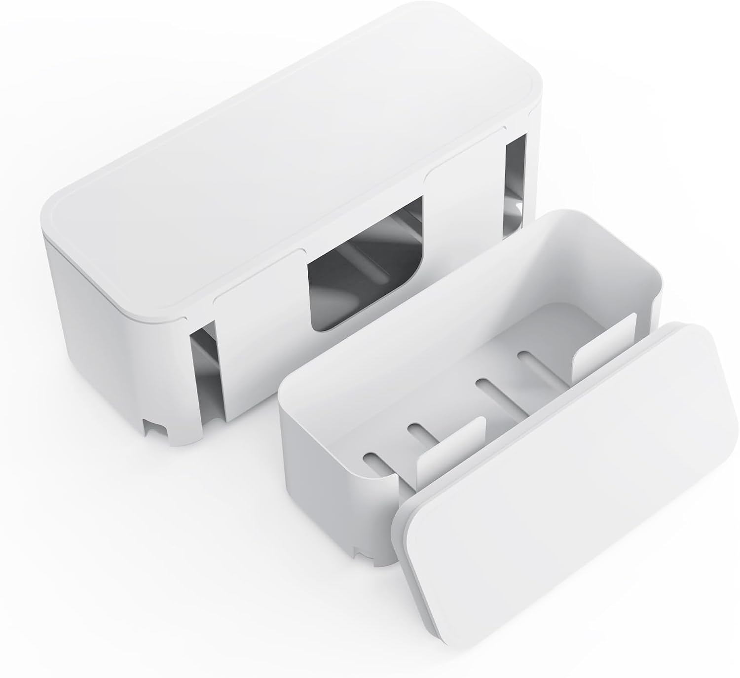 Binazon Cable Management Box, Cord Organizer Box for Table, Hide Power ...