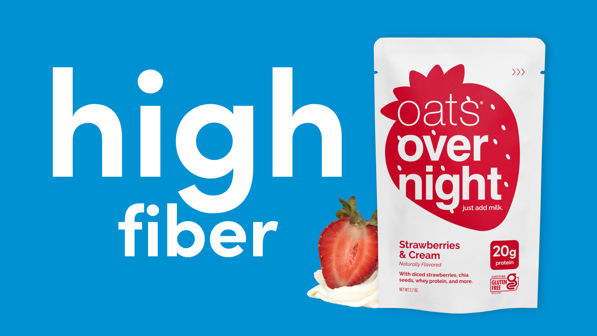 Oats Overnight High Protein Starter Kit - Cookies & Cream with Shaker ...