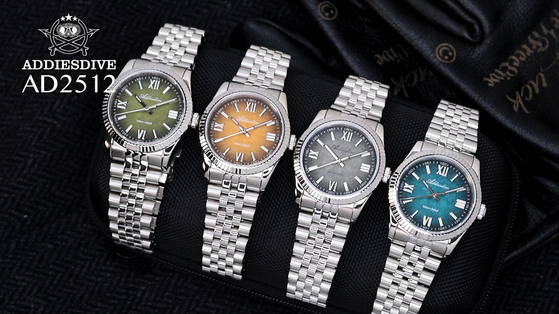 ADDIESDIVE Men's Diver Watch – 100m Water Resistant, Japanese Quartz ...