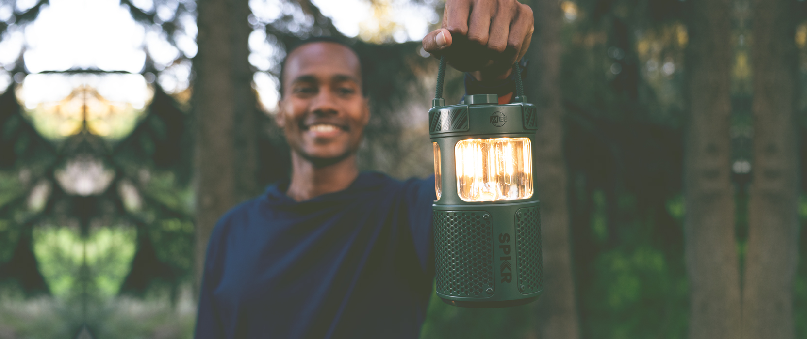 MEE audio lightSPKR Bluetooth Wireless Speaker + Camping Lantern, IPX6 ...