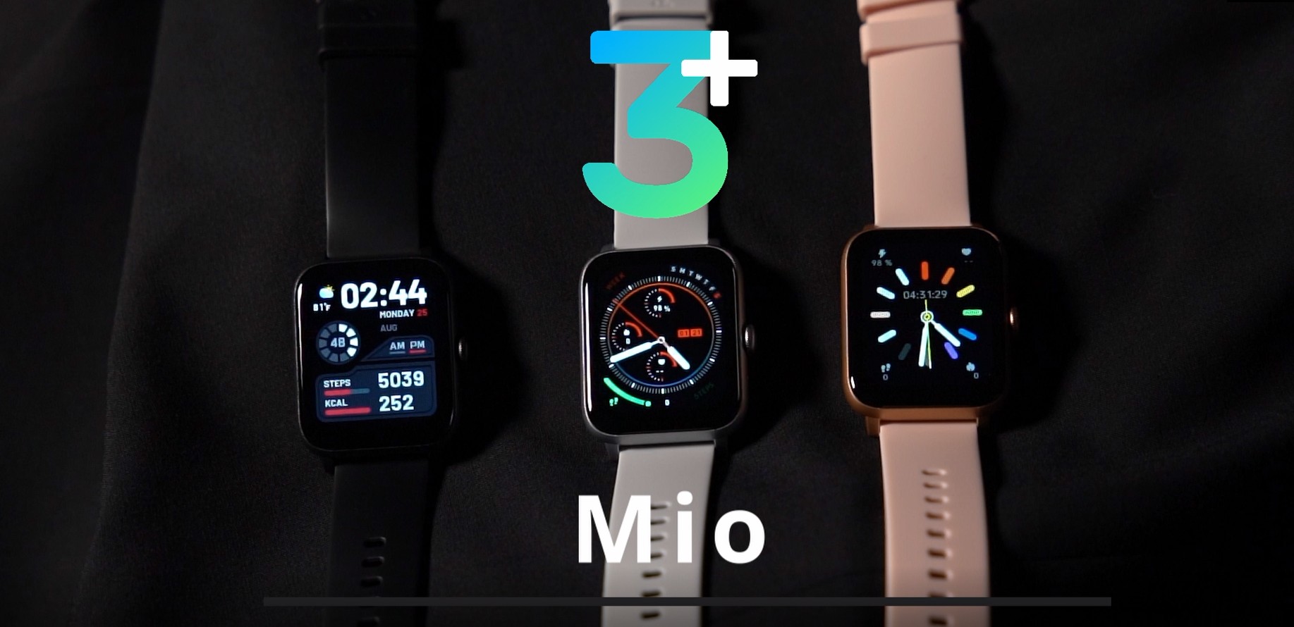 3Plus MIO Men Women's Smartwatch (GunMetal)- with Answer, Make calls ...