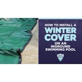 Buffalo Blizzard Blue/Black Rectangle Winter Cover for use with Kayak ...