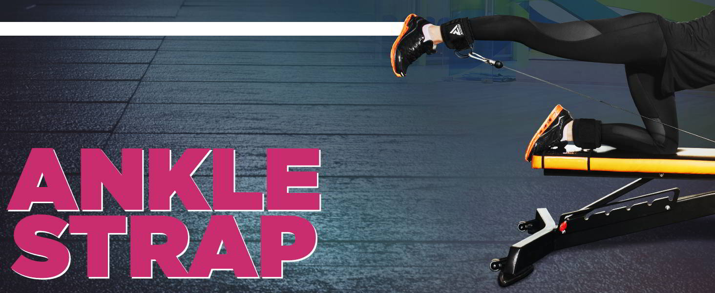 RDX Ankle Straps for Cable Machines, Neoprene Padded Gym Cuffs, Leg ...