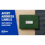 "Avery Shipping & Mailing Easy Peel Return Address Labels, 1/2""x1-3/4 ...