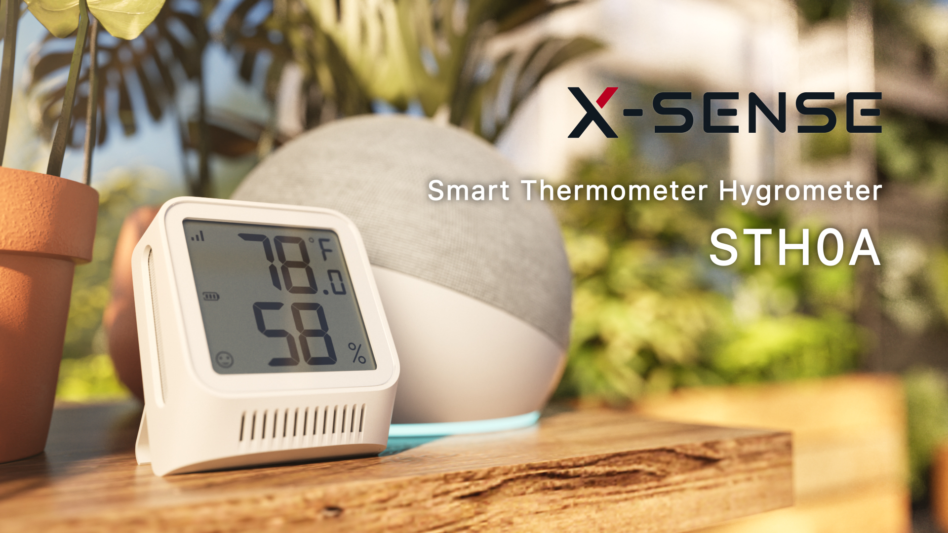 X-Sense Wi-Fi Hygrometer Indoor Humidity, Smart Hygrometer Thermometer ...